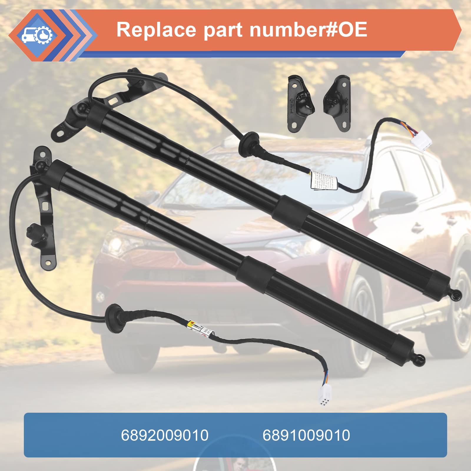 Snapklik.com : ZONFANT Left & Right Liftgate Actuator, Pair Electric ...