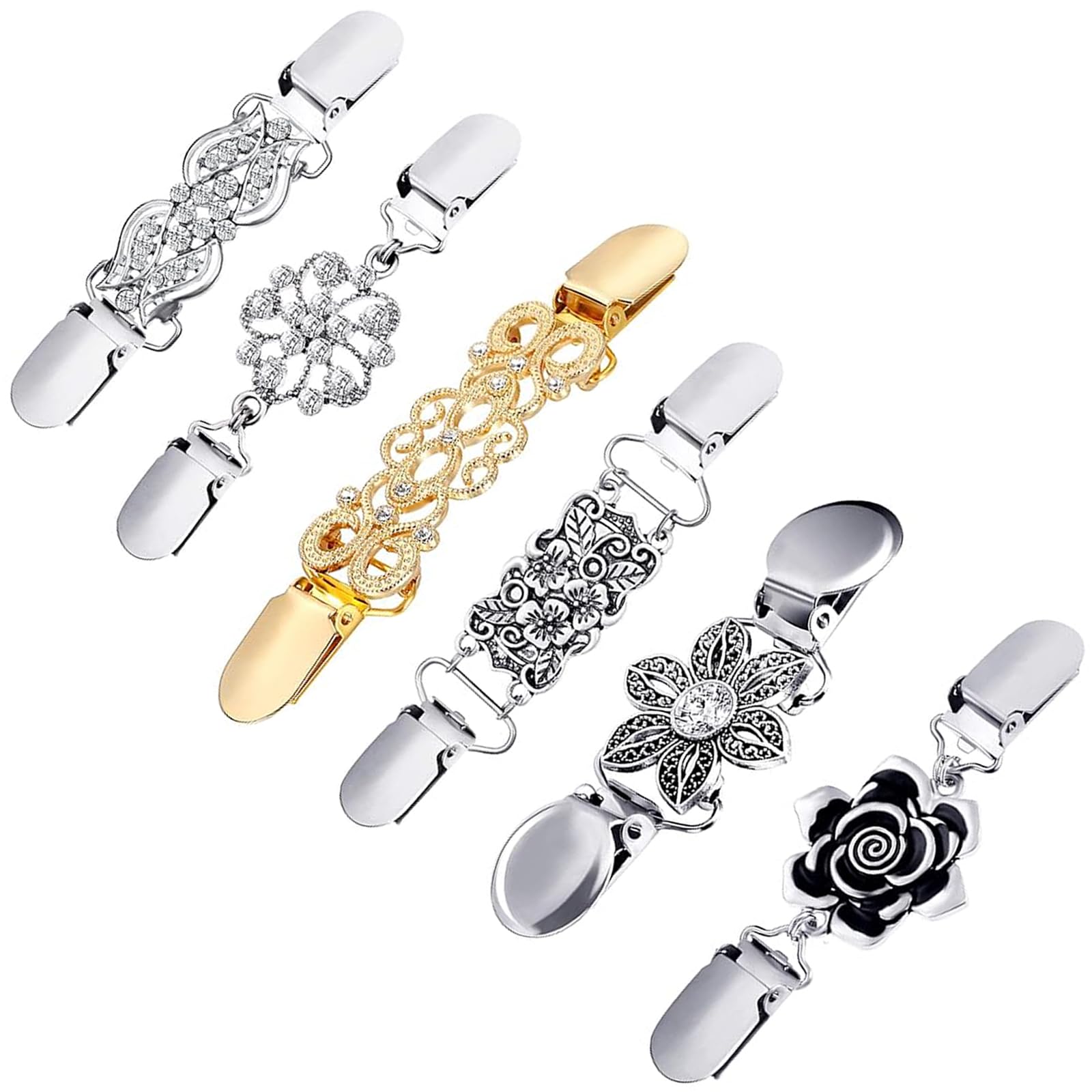 Amazon.com: ADULLPONY 6 Pcs Shirt Cinch Clips Dress Clips Back Cinch ...