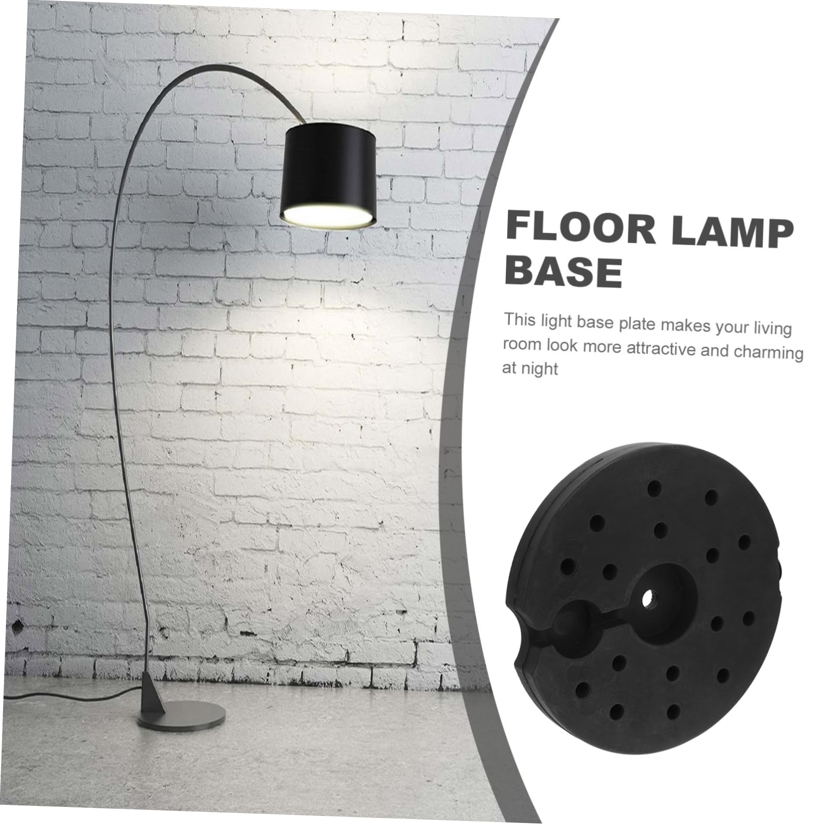 Snapklik.com : Lamp Base Weight Block Desk Lamp Weight Floor Light ...