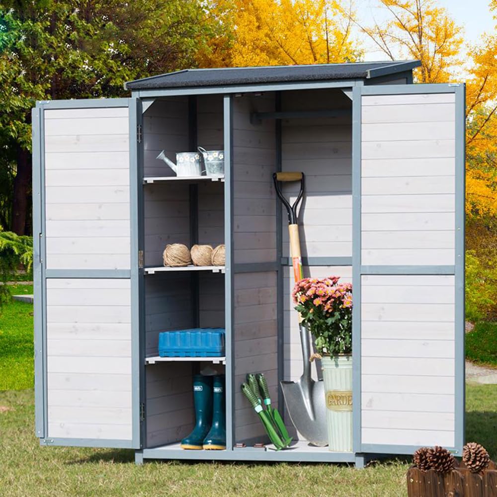 Amazon.com : Outdoor Storage Cabinets Weatherproof, Outdoor Storage ...