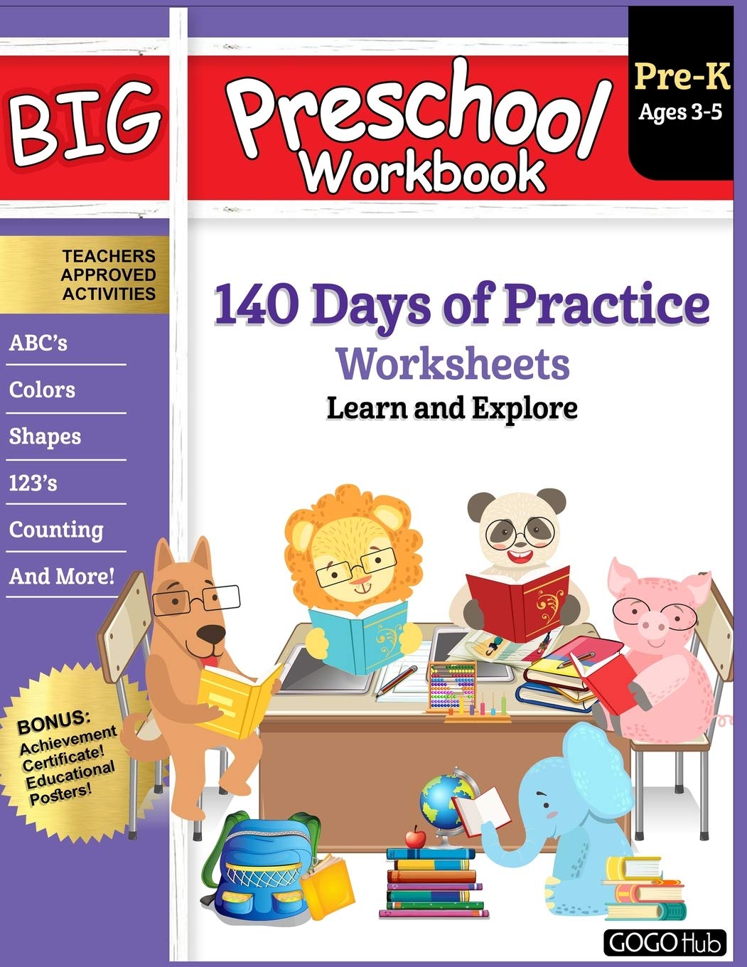 Buy Big Preschool Workbook Ages 3 5 140 Days Of PreK Learning Buy Big Preschool Workbook Ages 3 5 140 Days Of PreK Learning