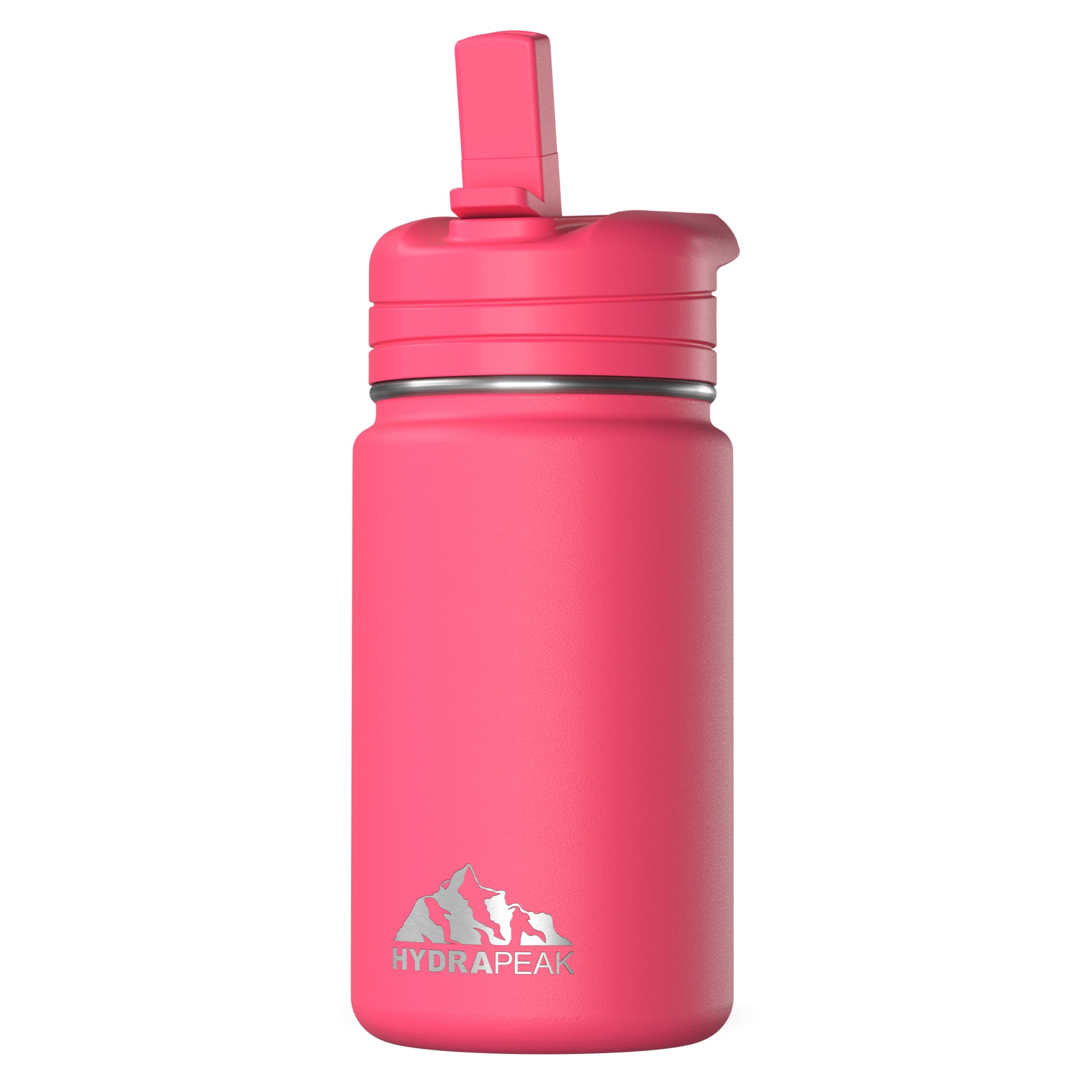 Amazon.com: Hydrapeak Mini 14oz Water Bottle with Straw Lid, Insulated ...