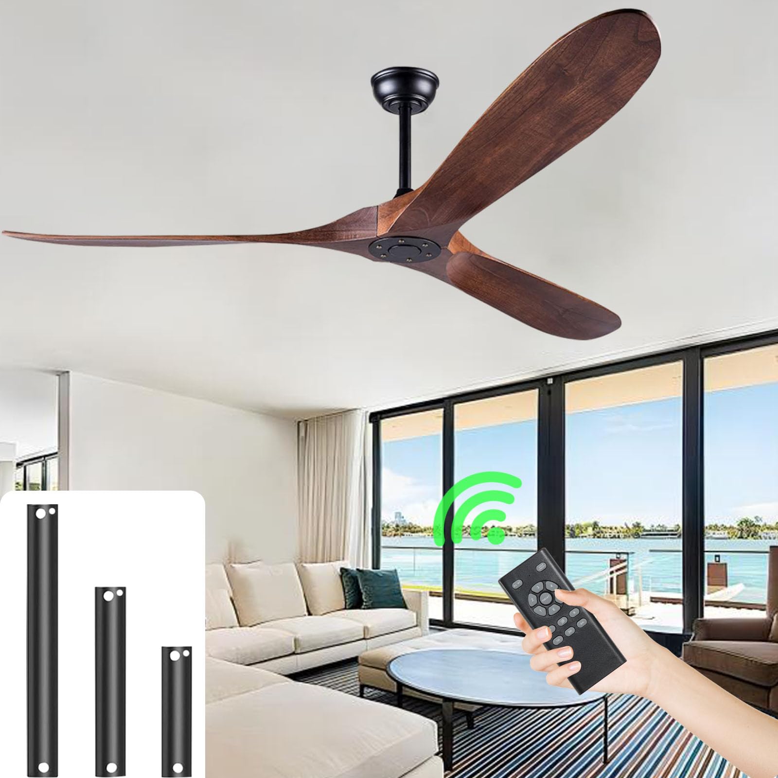 Rustic Contemporary Ceiling Fans Rustic Ceiling Fans ErisView