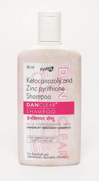 Danclear - Bottle of 90ml Shampoo with Ketoconazole and Zinc Pyrithione ...