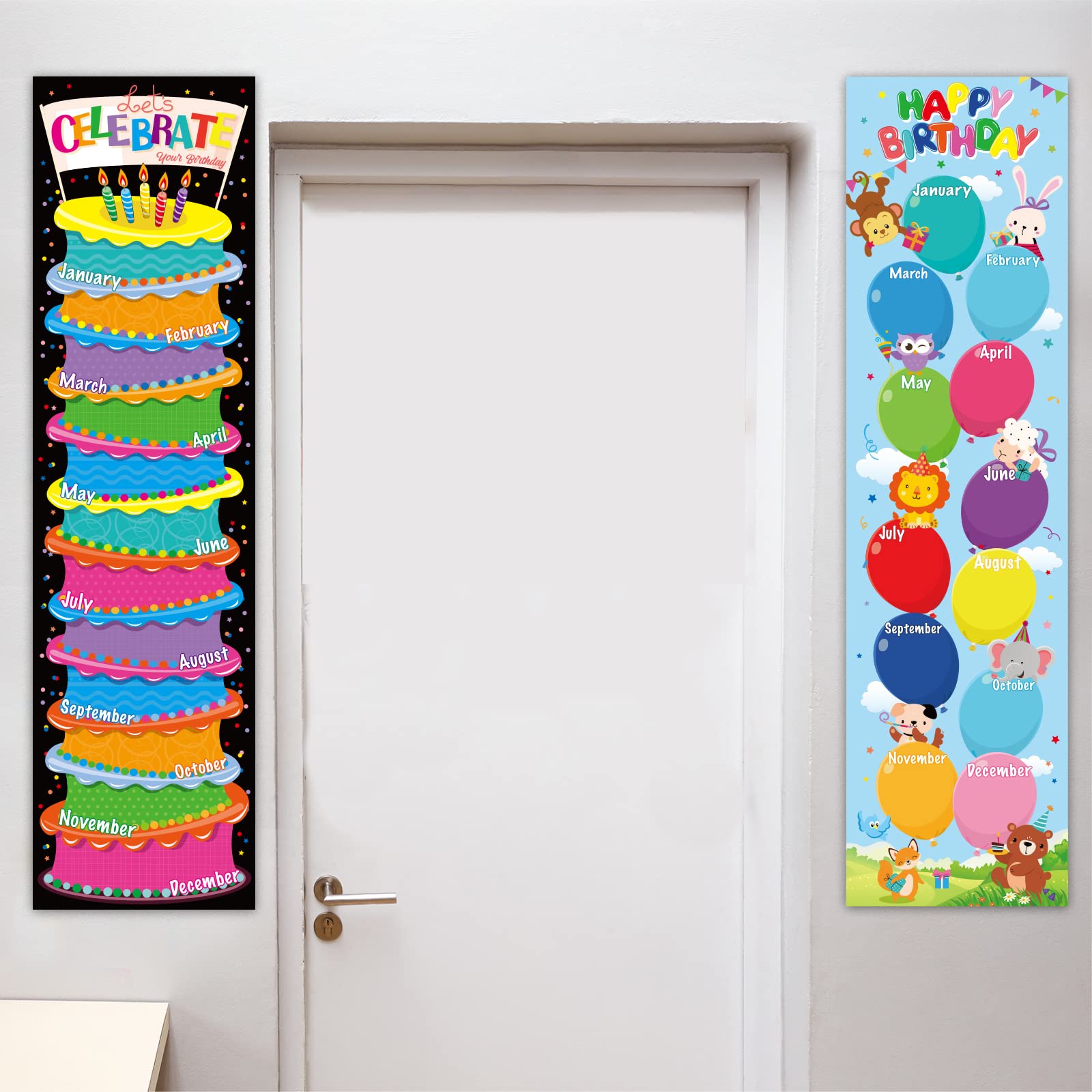 Snapklik.com : Happy Birthday Poster Chart Birthday Bulletin Board ...