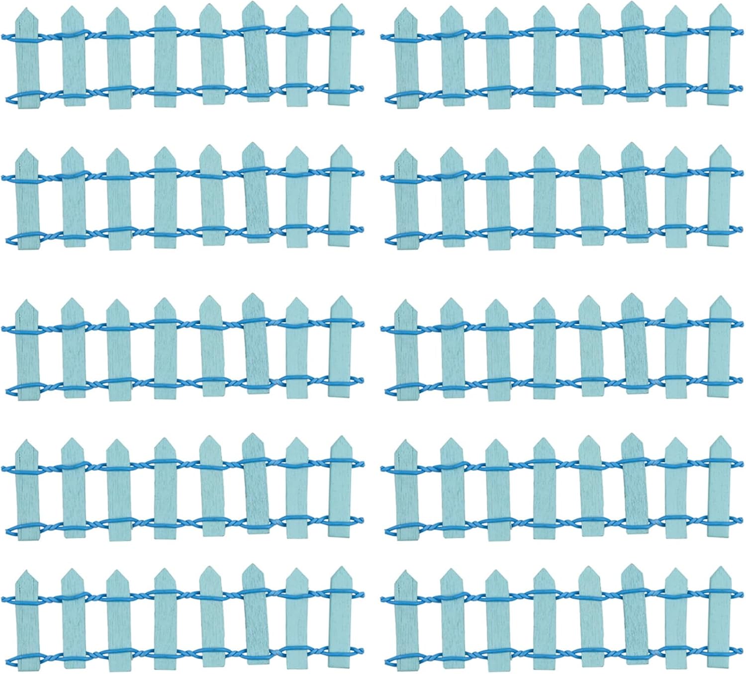 Amazon.com: Colorful Fence Cake Topper Set - 10pcs per Bag, Easy to ...