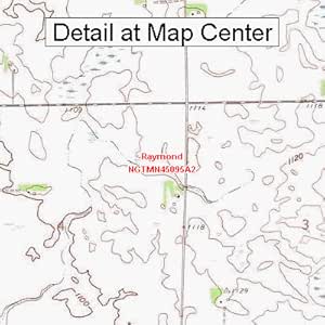 Amazon.com : USGS Topographic Quadrangle Map - Raymond, Minnesota ...