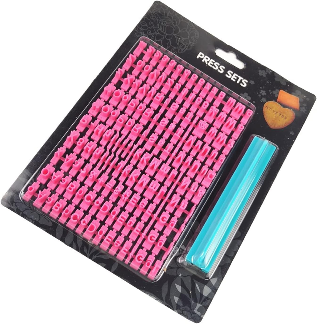 Amazon.com: YuanYouTong Cookie Stamps for Baking, Letter Cookie Cutters ...