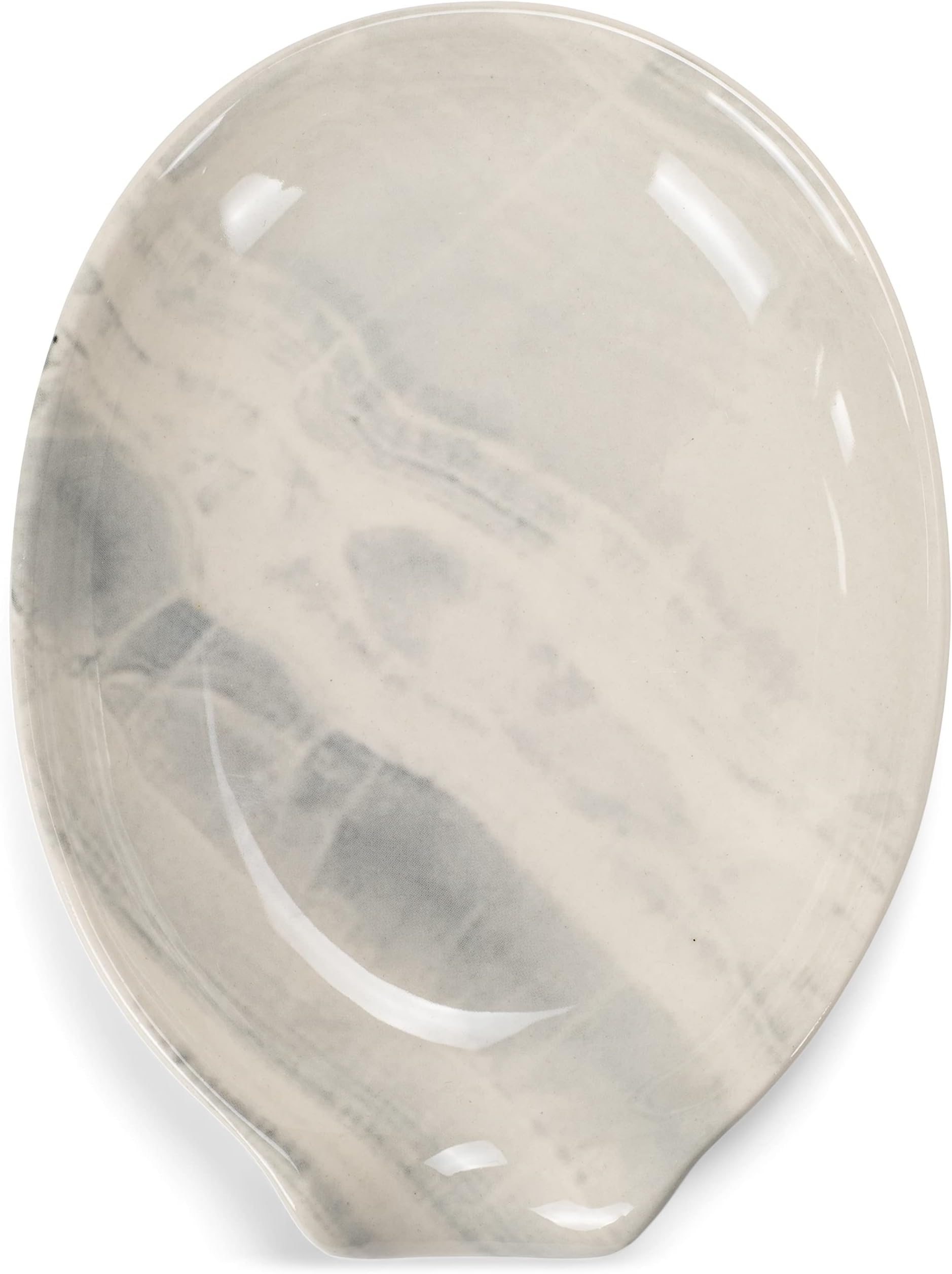 Amazon.com: Creative Co-Op White Marble Rest Spoon : Home & Kitchen