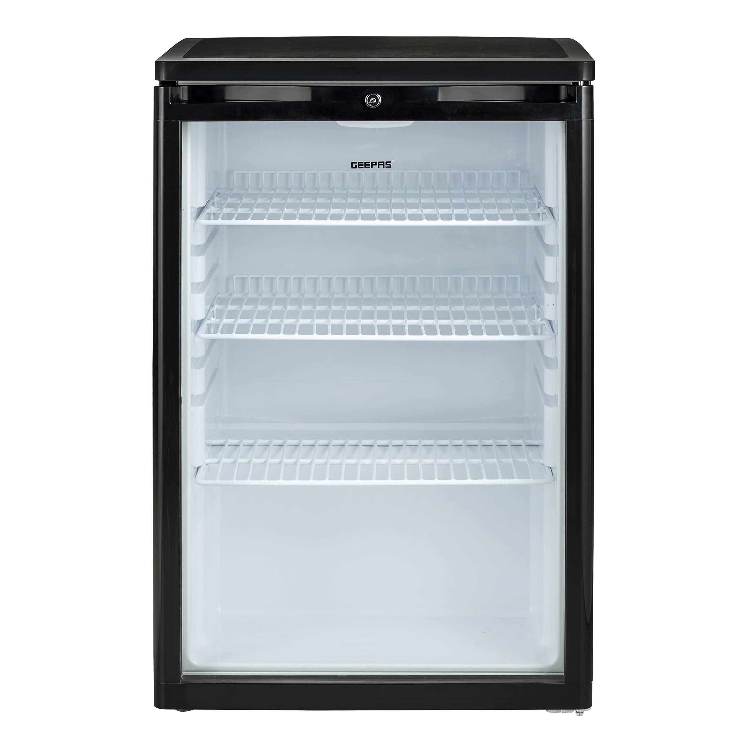 Geepas 165 Liter Chiller Single Door Beverage Cooler Black Model ...