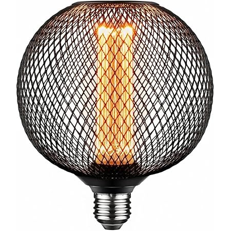FLSNT G125 Vintage Dimmable Globe LED Edison Bulbs, 2700K Soft White ...