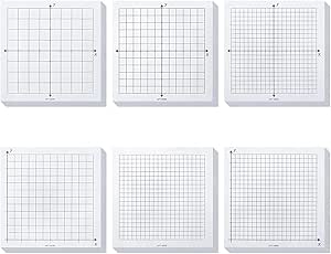 Amazon.com : 6 Pads Self Stick Graph Paper Sticky Notes Adhesive Grid ...