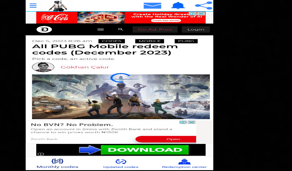 PUBG Redemtion Codes - App on Amazon Appstore