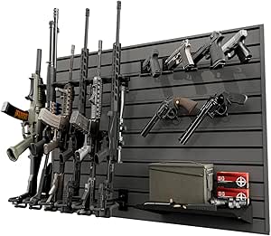 Amazon.com: Hold Up Displays Gun Wall Mount Display, Modular Tactical ...