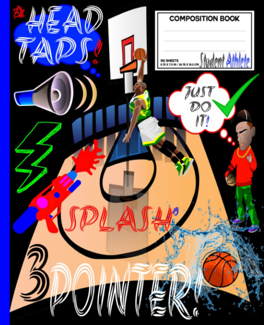 Student Athlete Basketball Composition Book: Notebook Journal for ...
