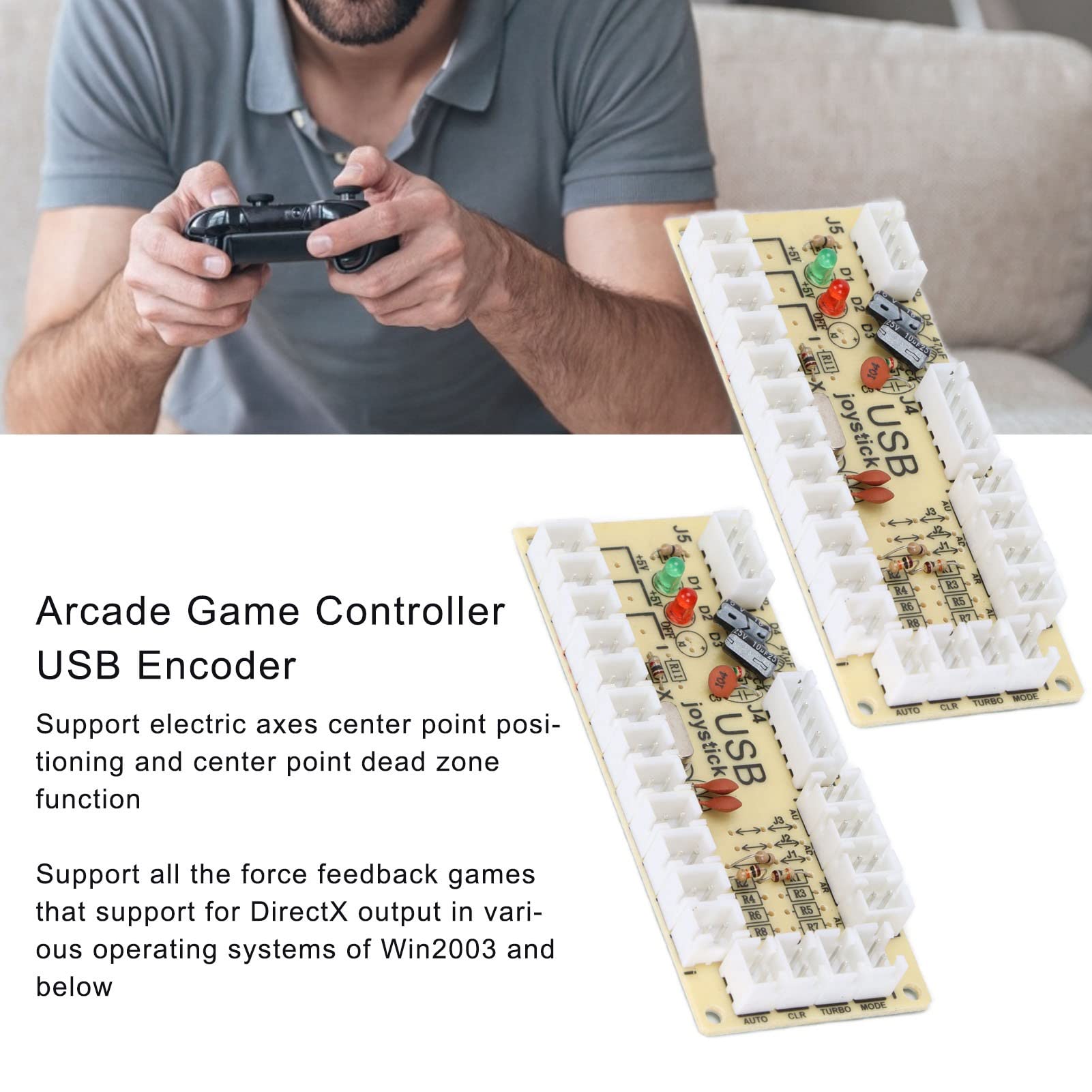 Snapklik.com : QM070913 Game Controller USB Encoder Zero Delay Module ...