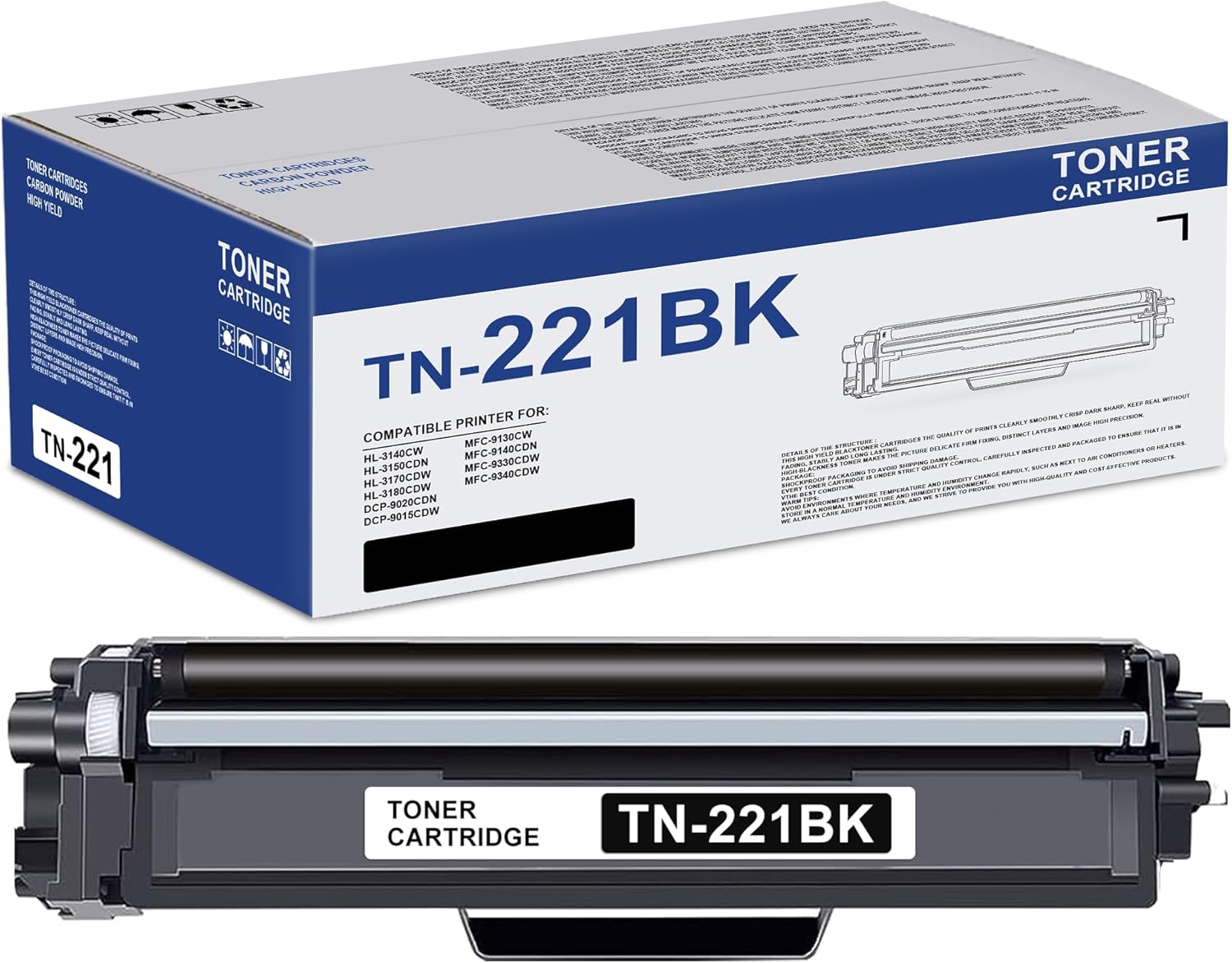 Amazon.com: TN221 Toner Cartridge Replacement for Brother TN-221 TN 221 ...