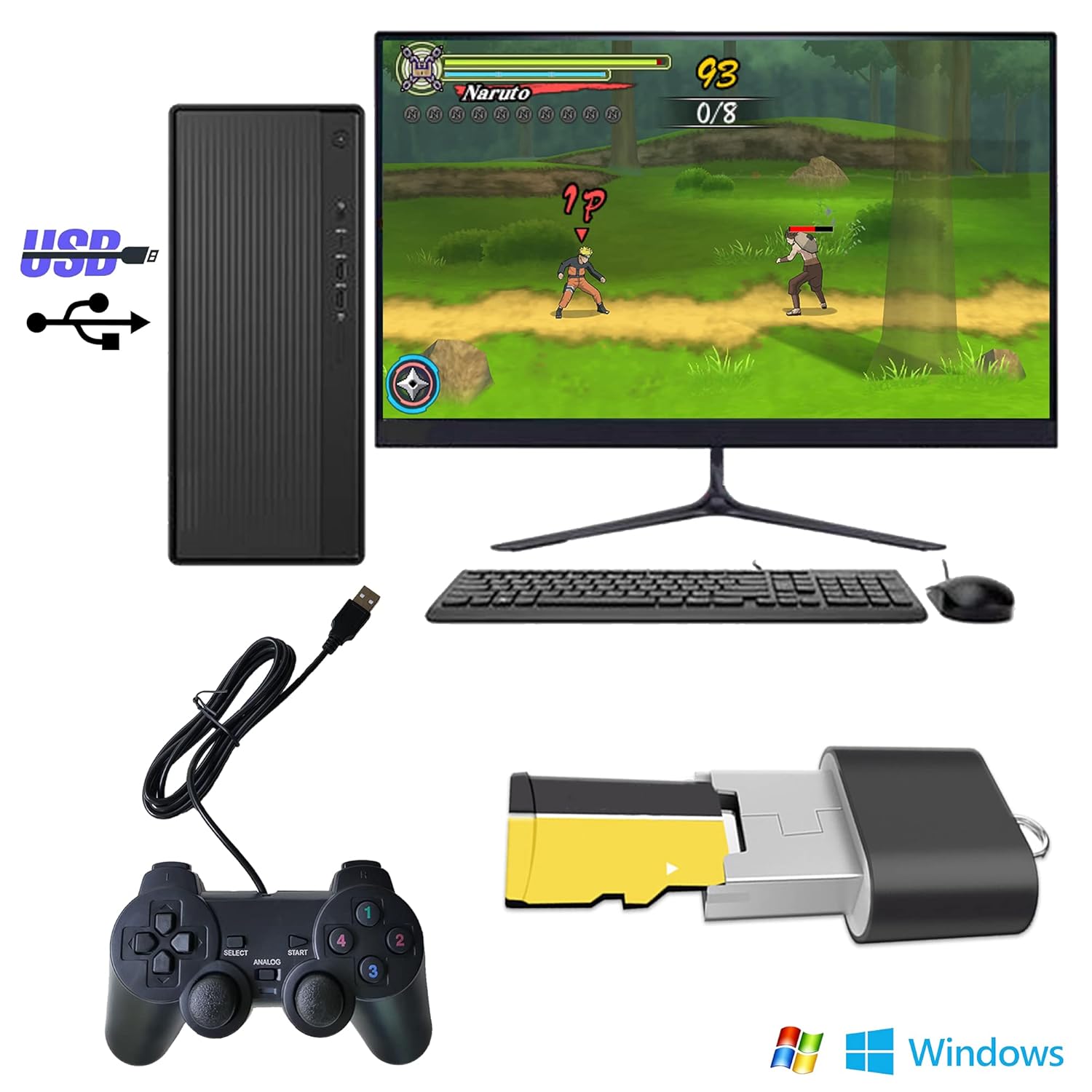 Amazon.com: 66 in 1 Retro PSP Games Play on Android or PC Tensna Video ...