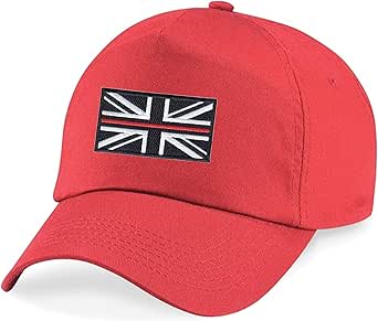PSave Fire Service Thin Red Line Union Jack Premium Embroidered ...