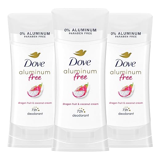 Amazon.com: Dove Aluminum Free Deodorant for Women 3 Pack Dragon Fruit ...