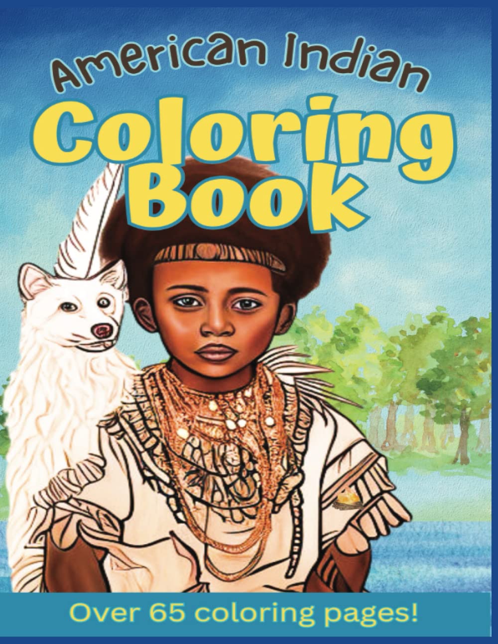 American Indian Coloring Book for Children & Adults: Illustrations of ...