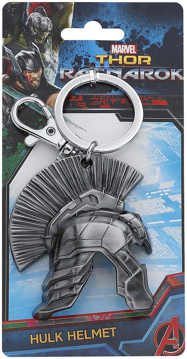 Amazon.com: Marvel Thor Ragnarok Hulk Helmet Pewter Key Ring Novelty ...
