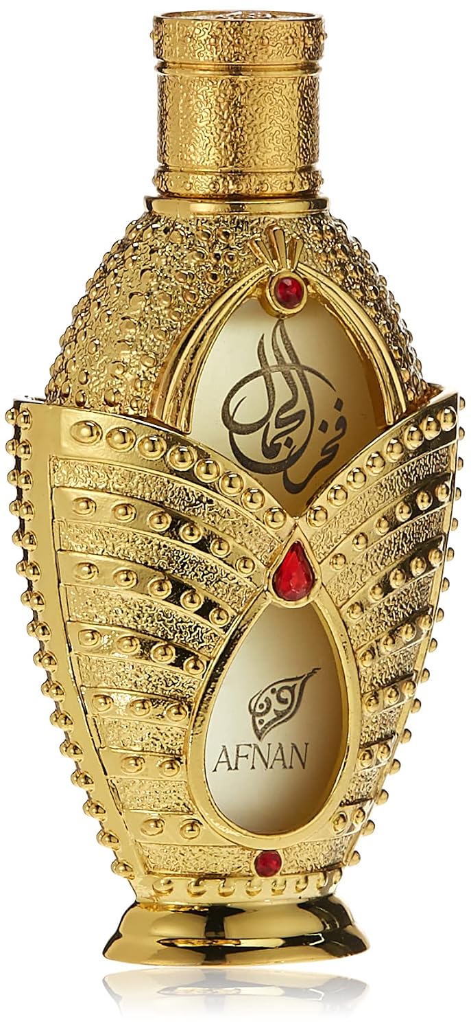 Amazon.com: Perfume Oil Fakhr Al Jamal by Afnan Perfumes UAE 20 ml ...