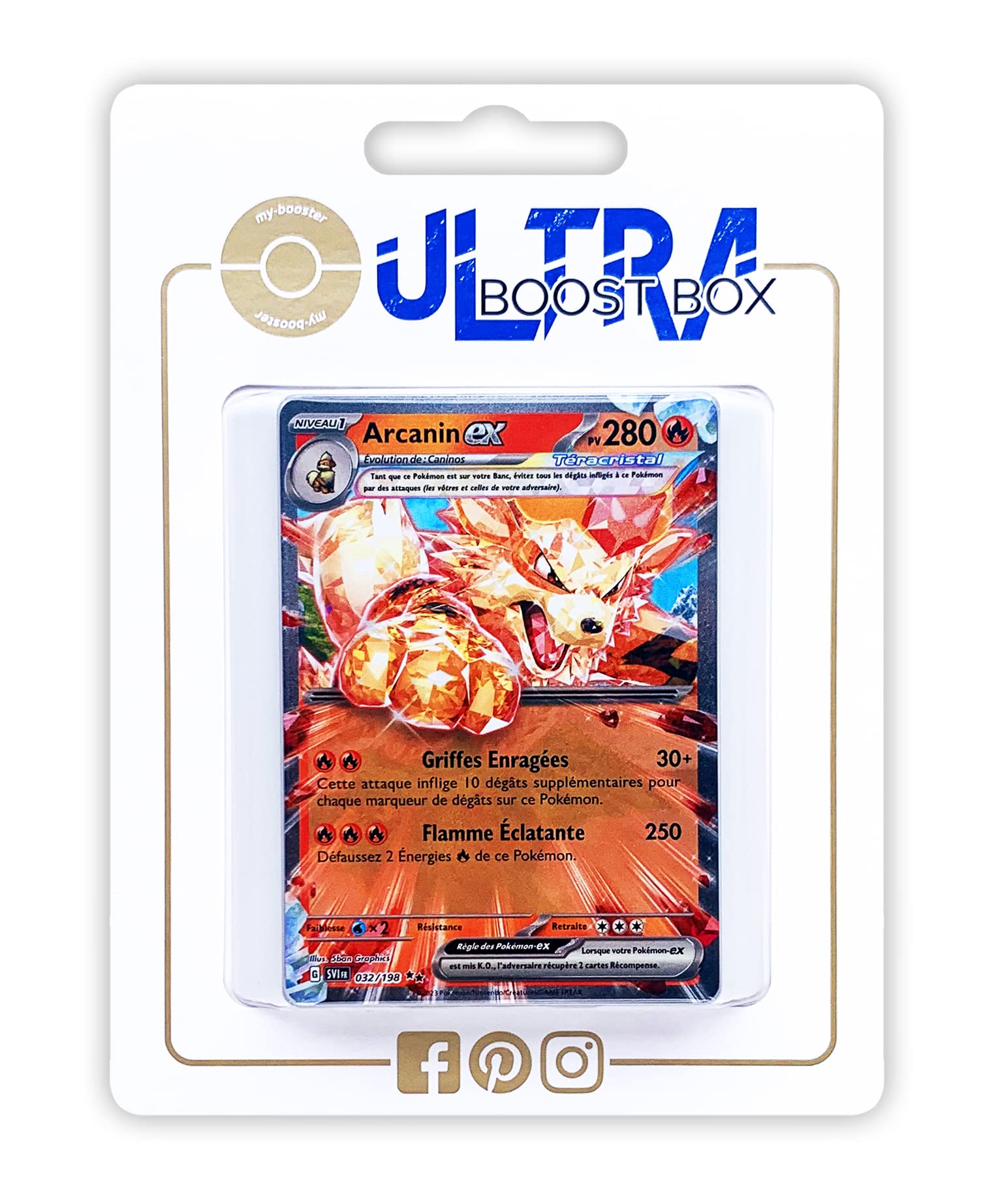 Arcanin ex 32/198 Téracristal - Ultraboost X Écarlate et Violet 01 ...