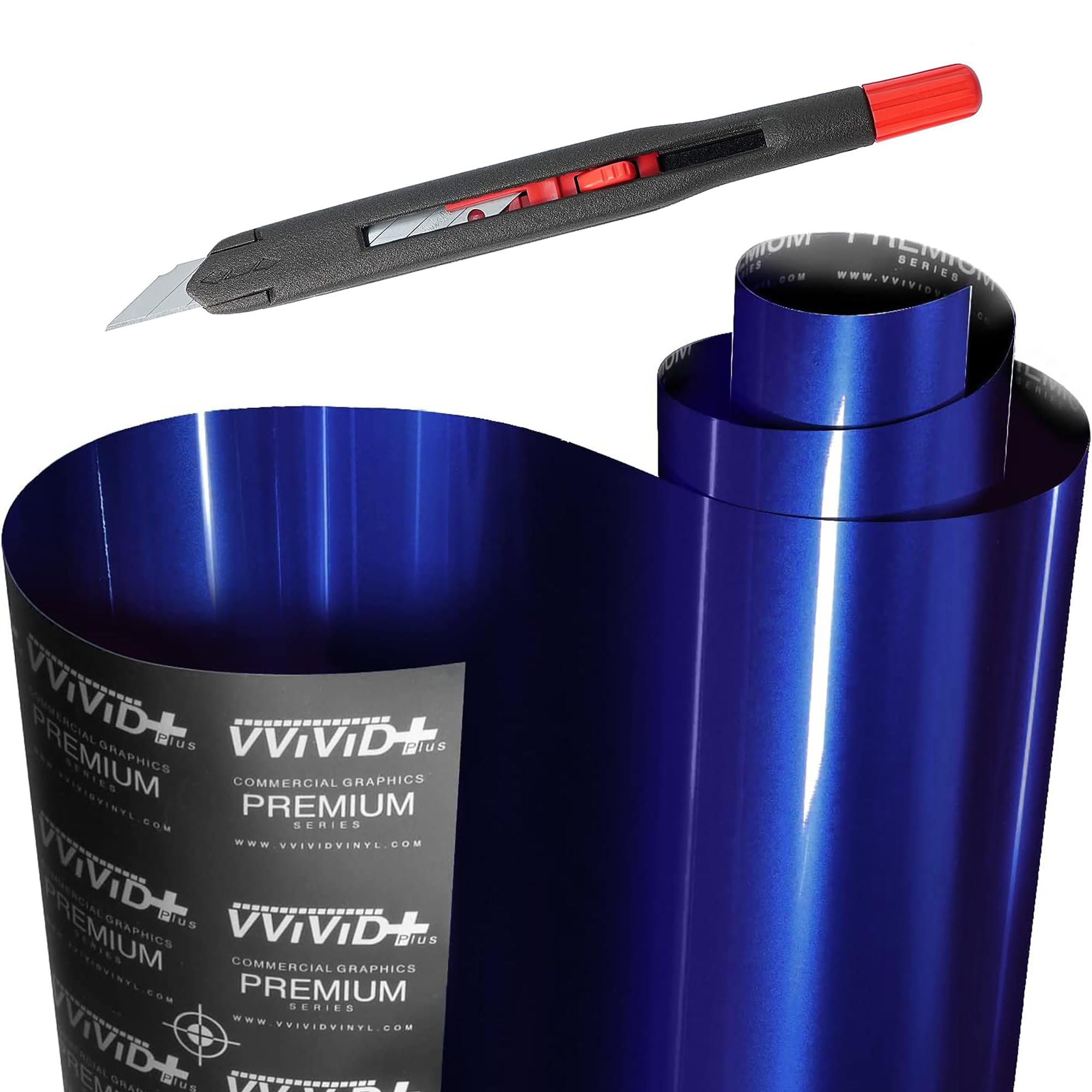 Amazon.com: VViViD+ Ultra Gloss Neptune Pearl Blue Automotive Vinyl ...