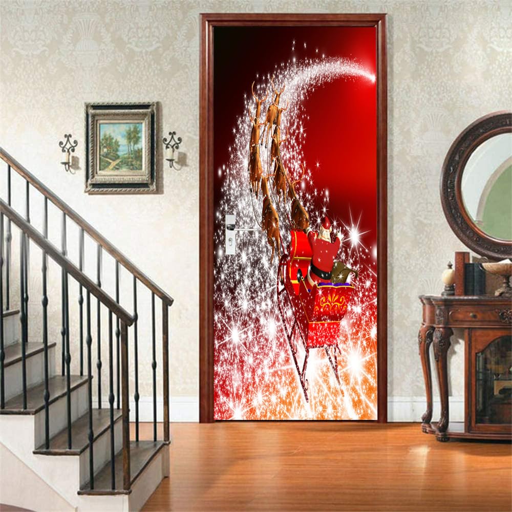Amazon.com: 3D Door Stickers Murals Peel and Stick - Magic Gates -Door ...