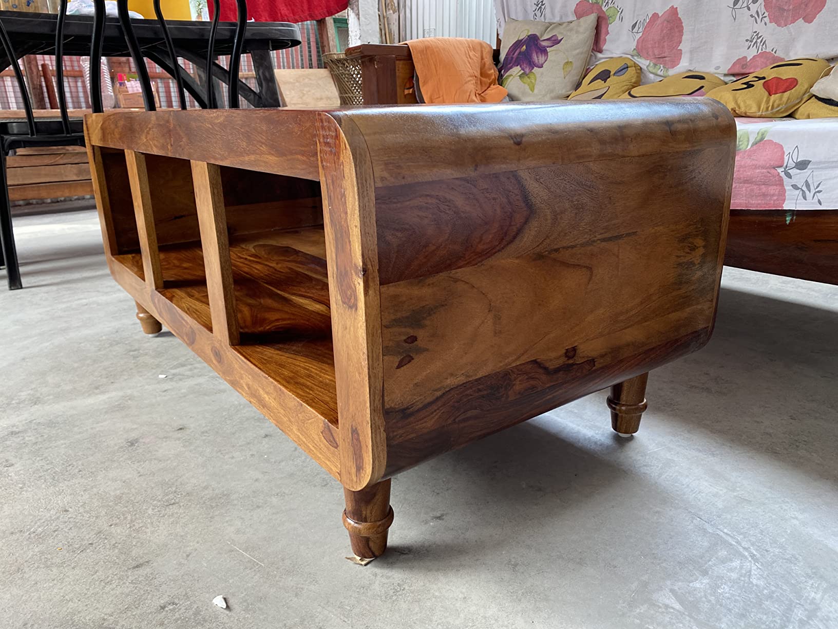 MODERN FURNITURE SHEESHAM Wooden Center Table for Living Room Home with ...