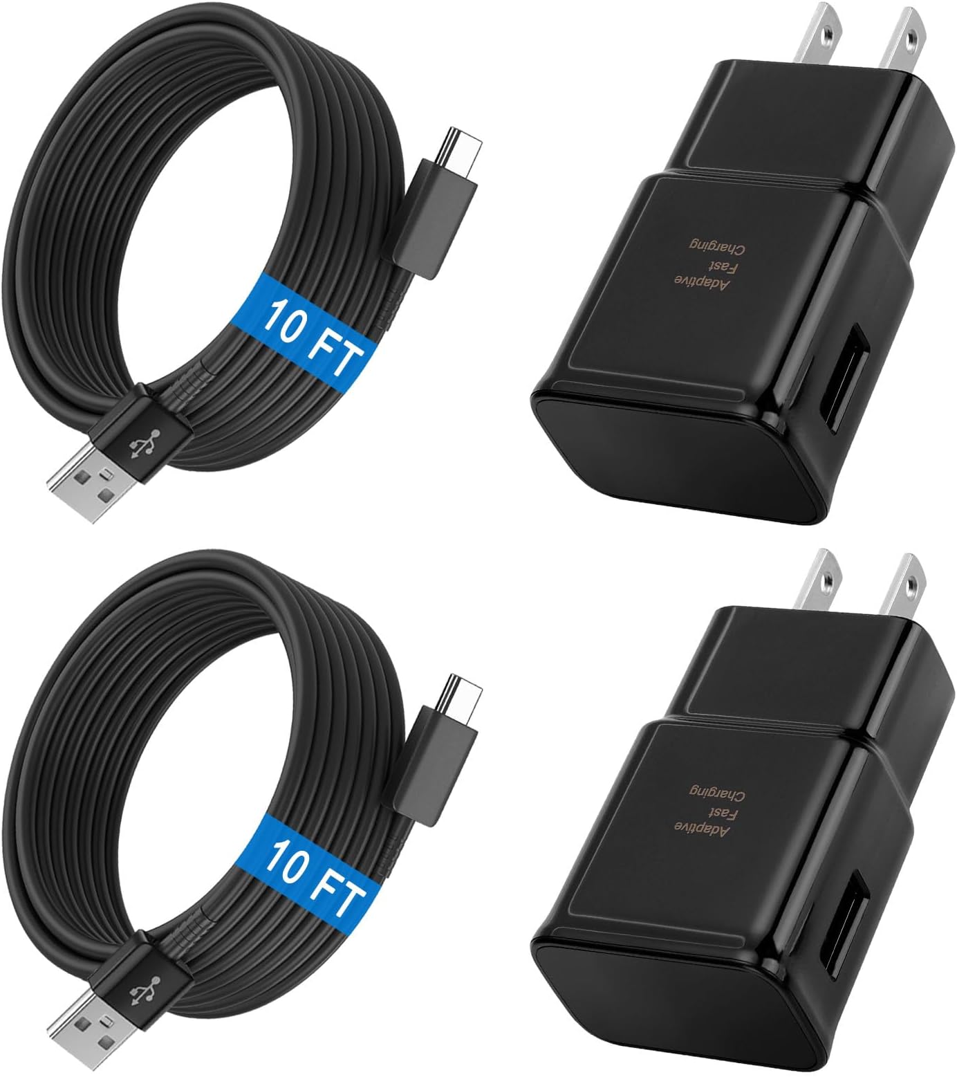 Amazon.com: Fast Charging Block for Samsung Android USB Wall Charger ...