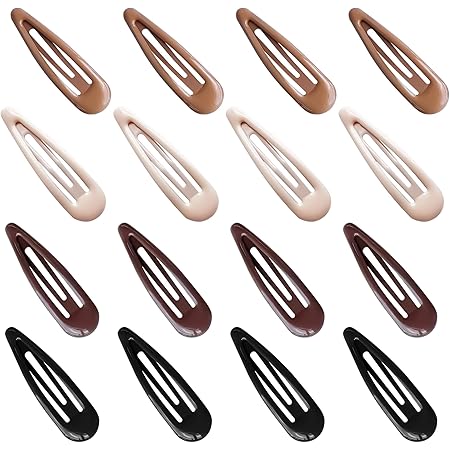 Amazon.com : Goody Metal Contour Hair Snap Clips - 12 Count, Assorted ...