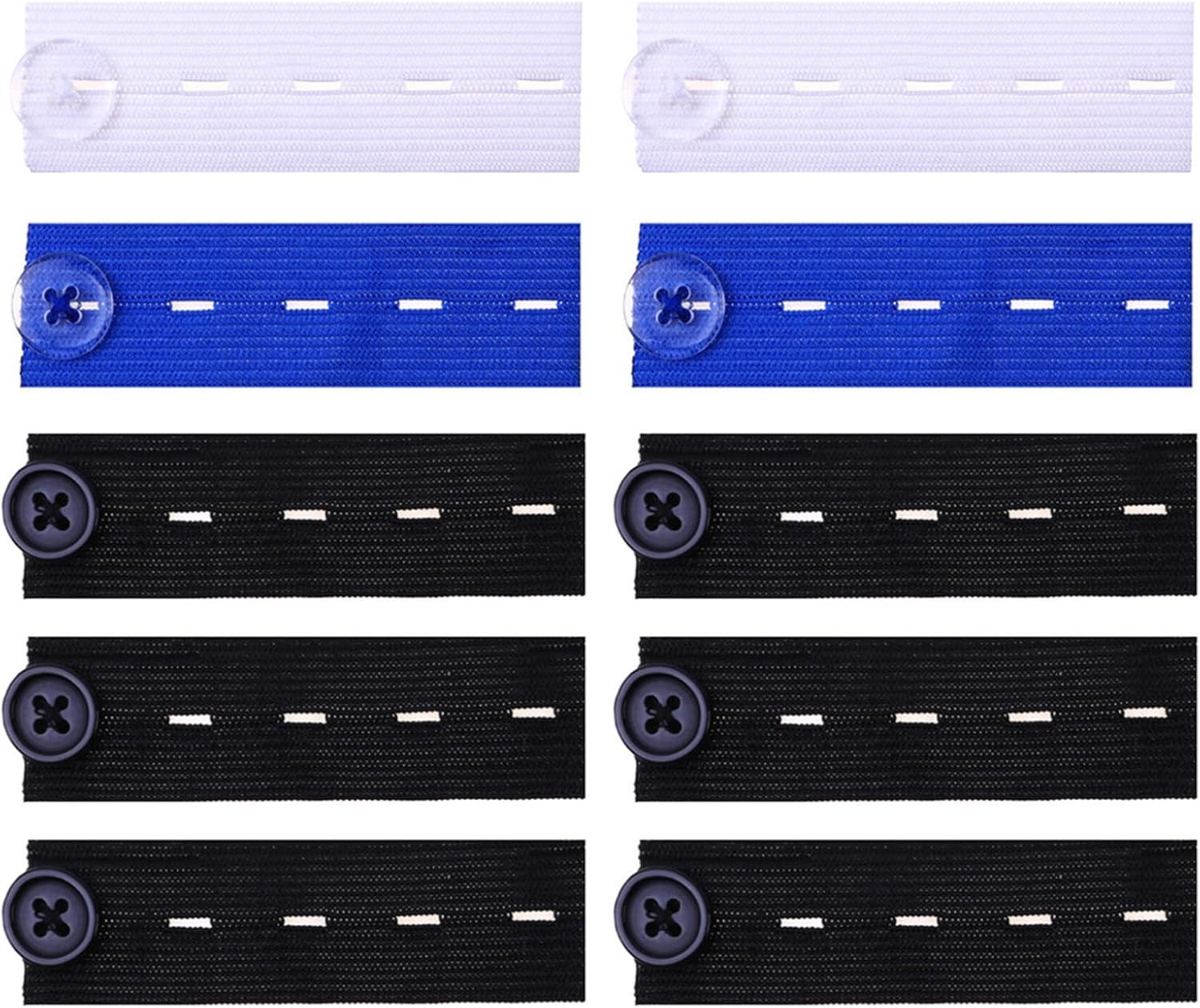 Button Waistband Extender for Jeans 10pcs Pant Waist Tightener ...