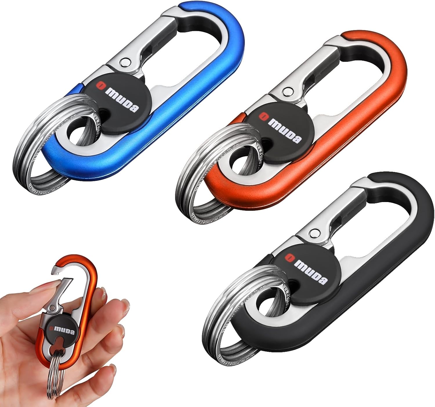 Amazon.com: WAPSAT Key Chains Men, 2024 Car Key Chain for Men, Anti ...