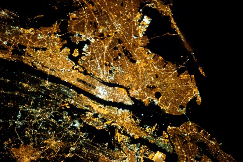 Nighttime Satellite Maps Earth At Night