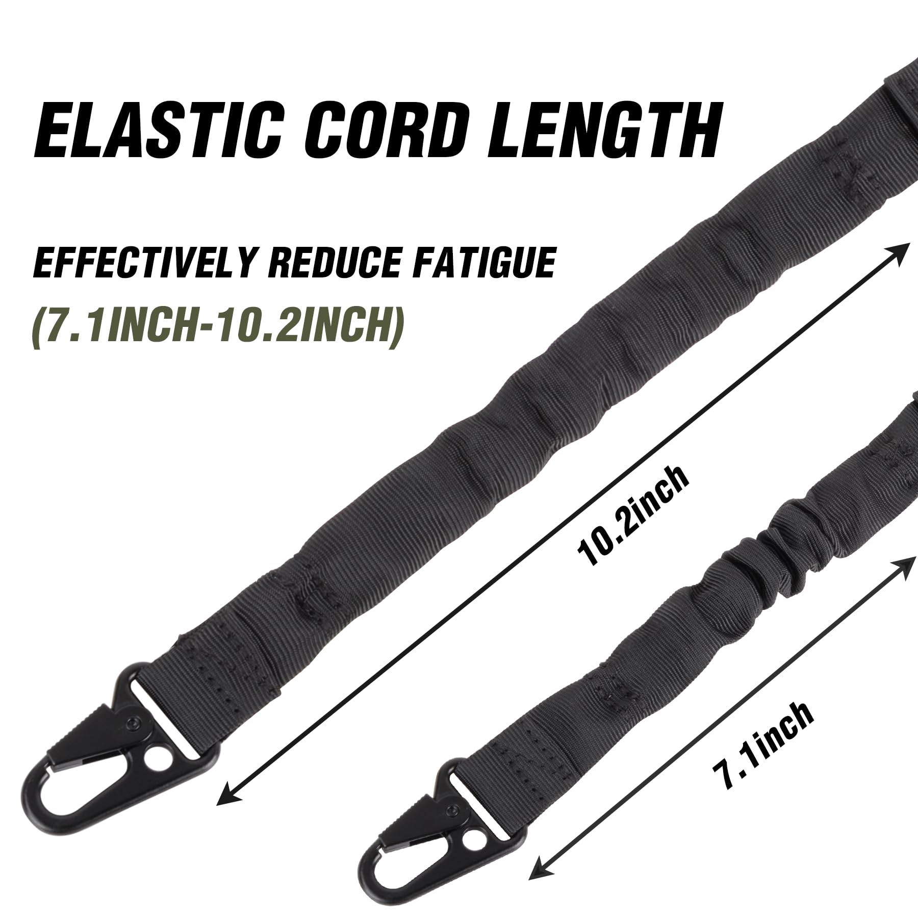 Snapklik.com : BOOSTEADY 2 Point Sling, Adjustable Strap Multi Use Gun ...