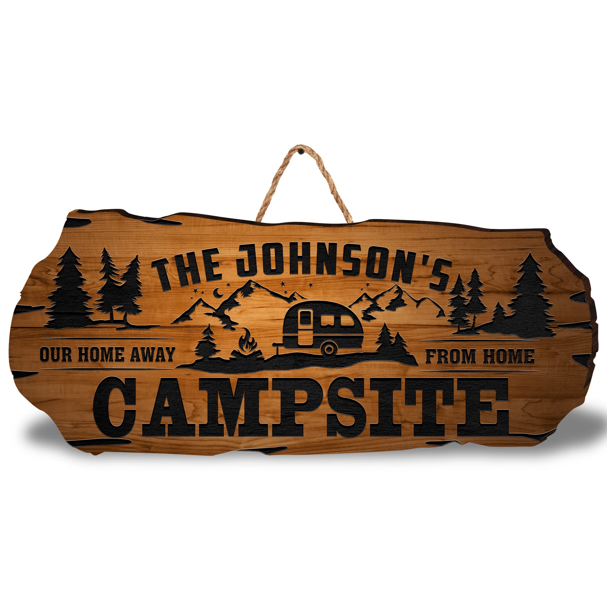 Amazon.com : N NAMESISS All Over Print Sign, Custom Family Camping ...