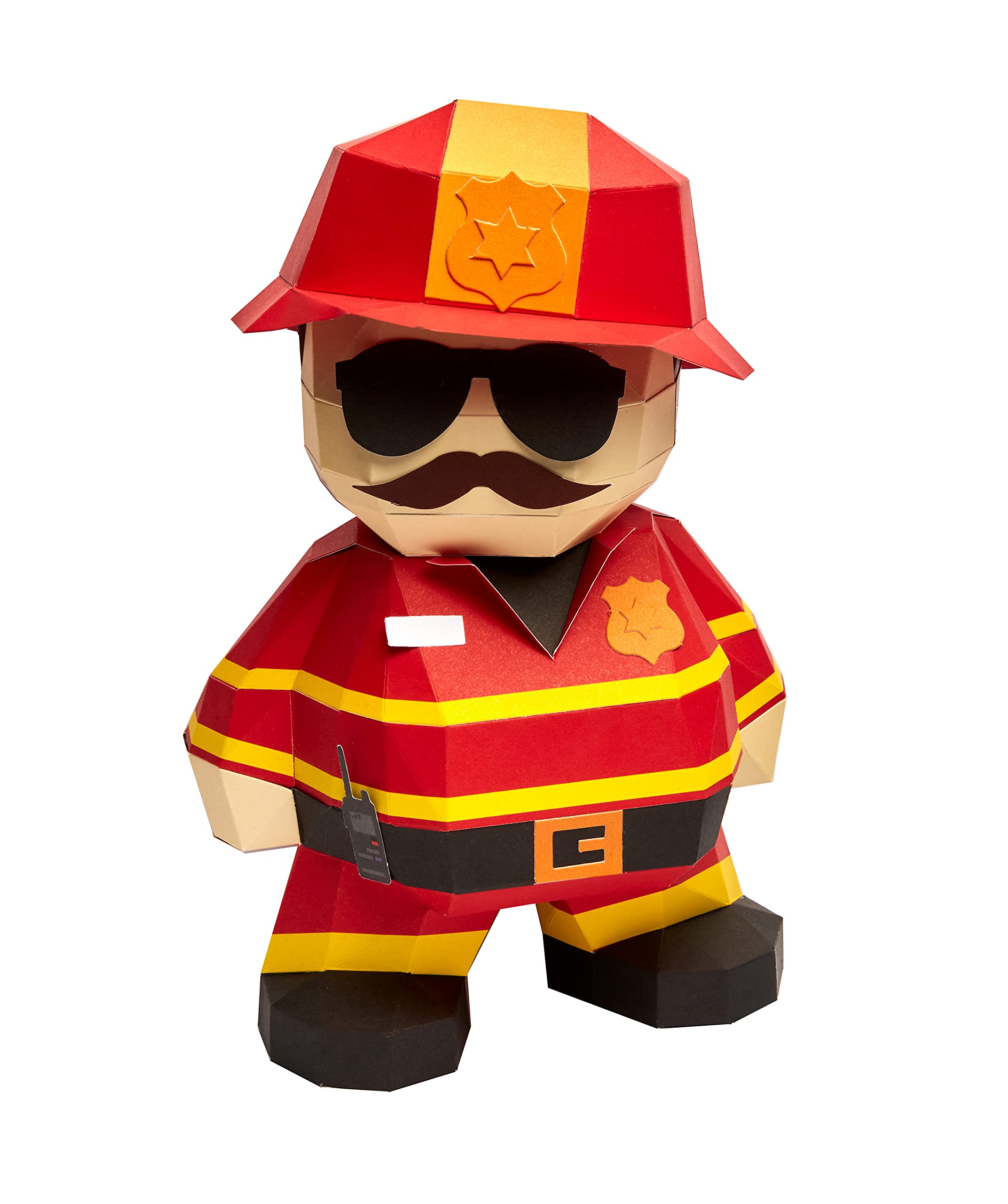 Buy CRAZY POLY - Papercraft Assembly Kit Pre-Cut 3D Paper Sculpture DIY ...