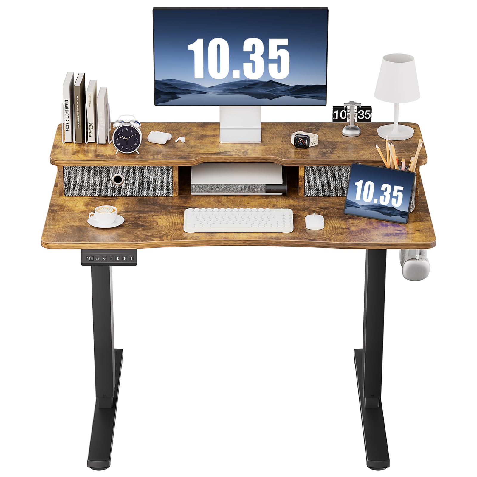 Snapklik.com : DUMOS Standing Desk Computer Workstation