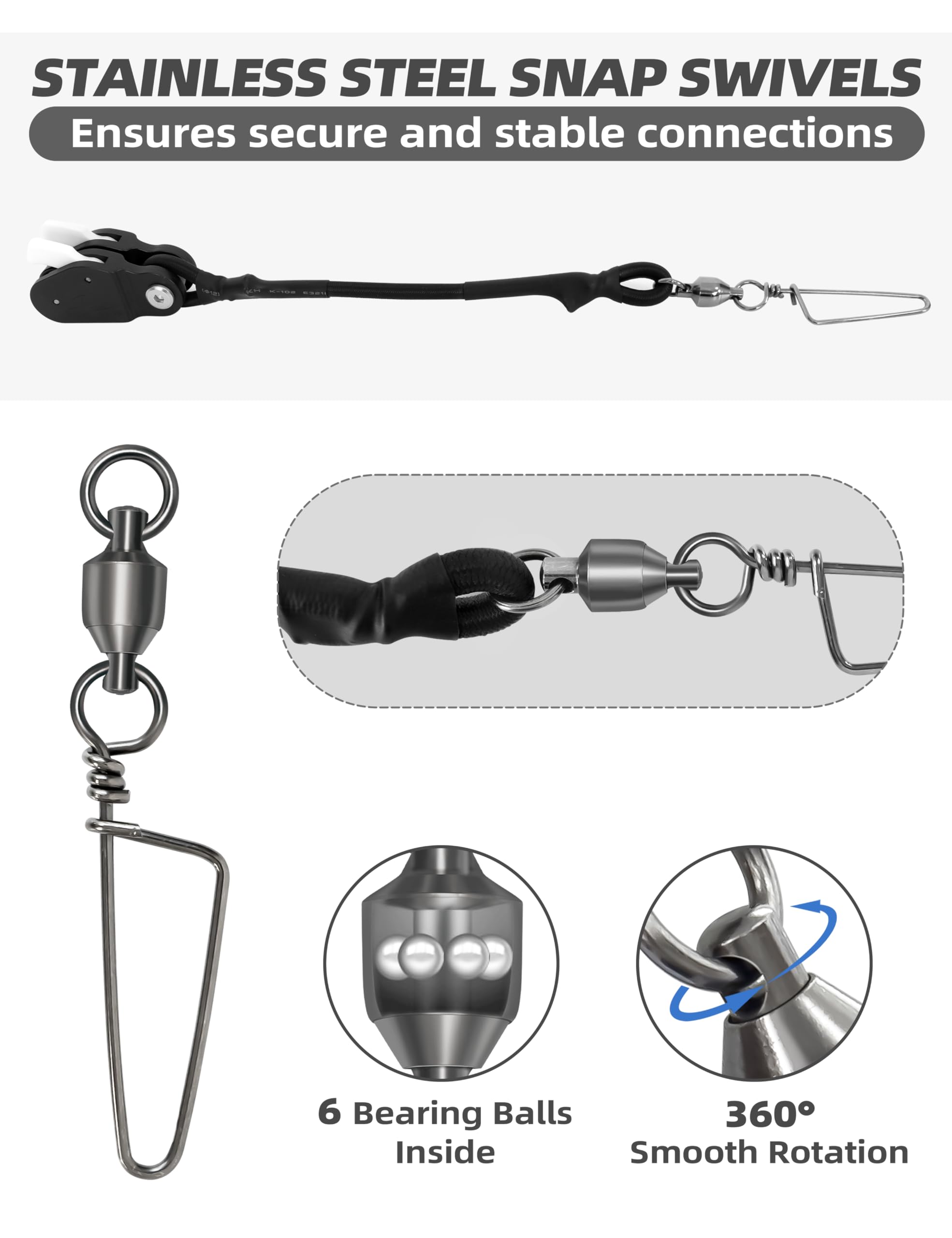 Snapklik.com : BLUEWING Outrigger Halyard Lock Pulley Single/Double ...