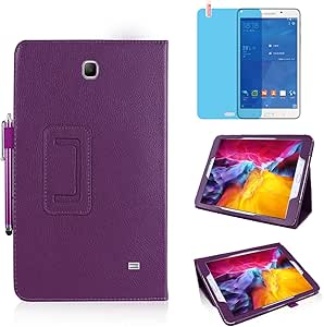 Amazon.com: Slim Leather Case for Samsung Galaxy Tab 4 7.0 Inch 2014 ...