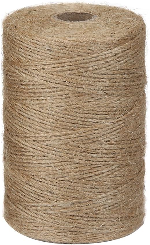 Amazon.com : Tenn Well Natural Jute Twine, 984 Feet 2Ply Brown Twine ...