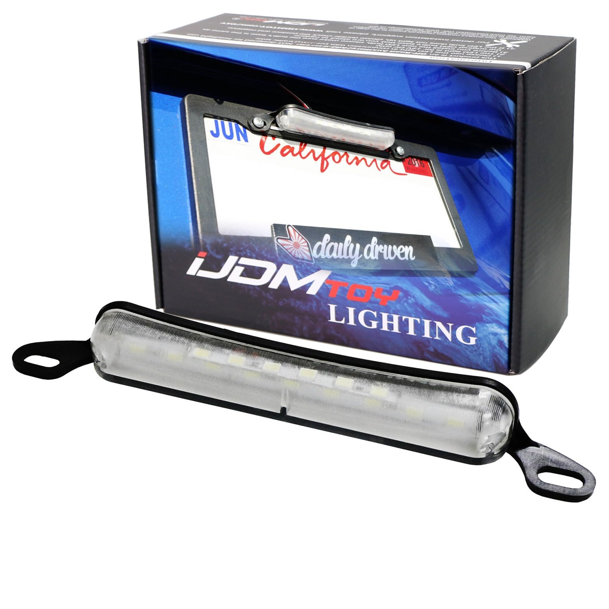 Amazon.com: iJDMTOY Two-Way Illuminating Number Plate Frame Mount LED ...
