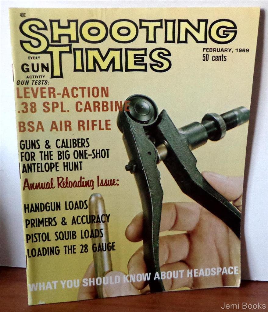 Shooting Times Magazine February 1969 - Every Gun Activity - Lever ...
