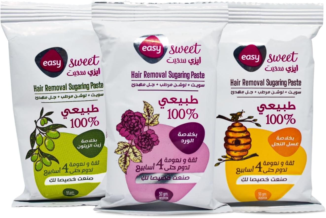 Amazon.com : Easy Sweet Sugaring Sugar Paste Wax Waxing Hair Removal ...