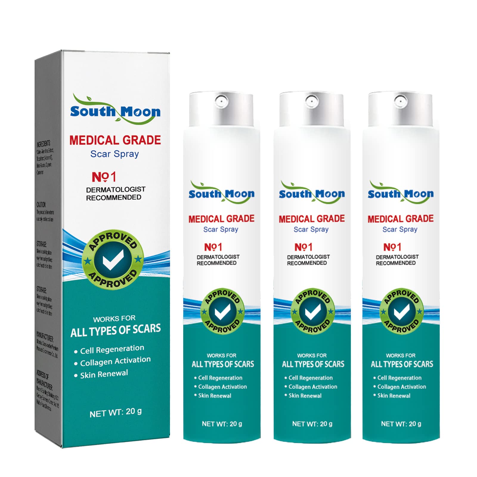 Buy South Moon Medical Grade Spray, Removal Advanced Spray for All ...