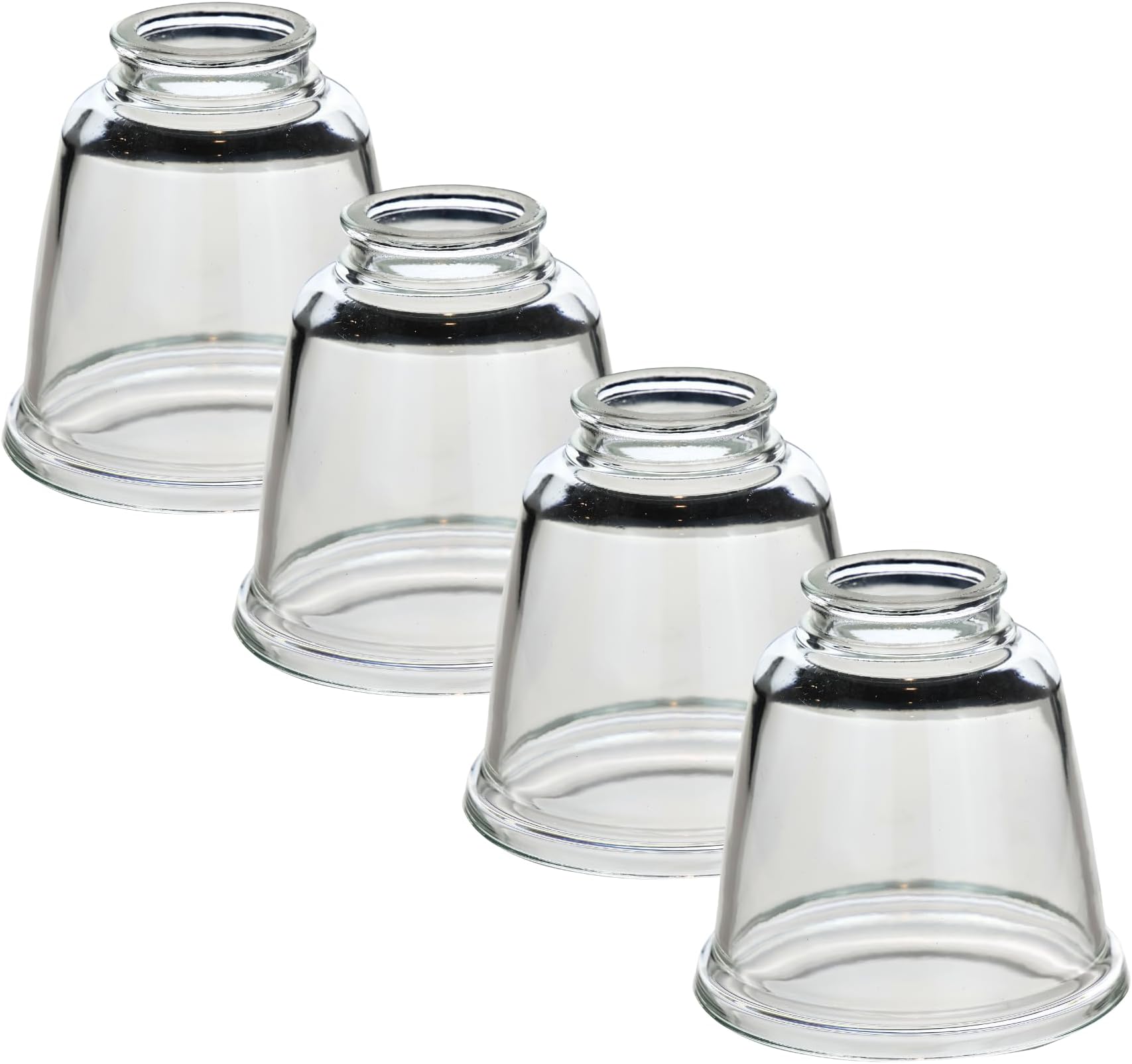 Ciata Lighting Traditional Bell Glass Shade Replacement Shade for Fan ...