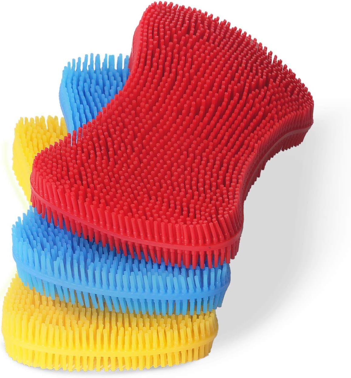 Amazon.com: 4 Pcs Dish Sponge Kitchen Sponge Double Sided Dish Scrubber ...