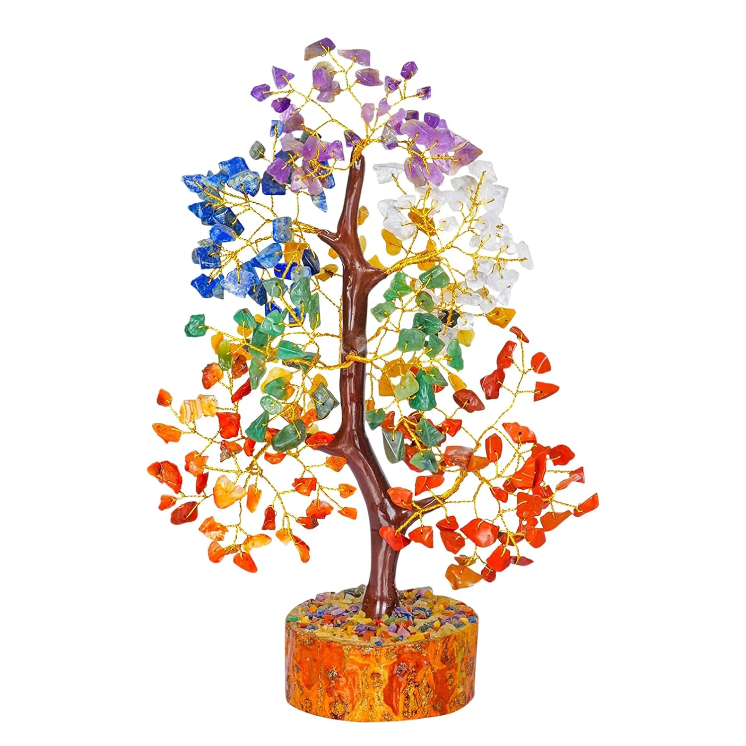 Buy Seven Chakra Crystal Tree - Crystal Showpieces for Home Decor ...